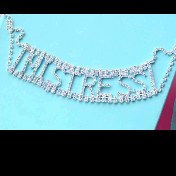 Jewelry | Mistress Rhinestone Choker | Poshmark